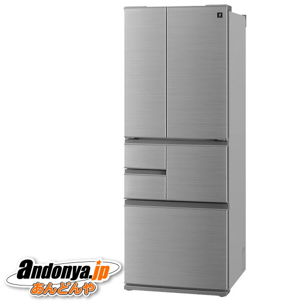 【楽天市場】《送料区分E》シャープ 冷蔵庫 6ドア 502L SJ-X502P-S [アッシュシルバー]：あんどんや