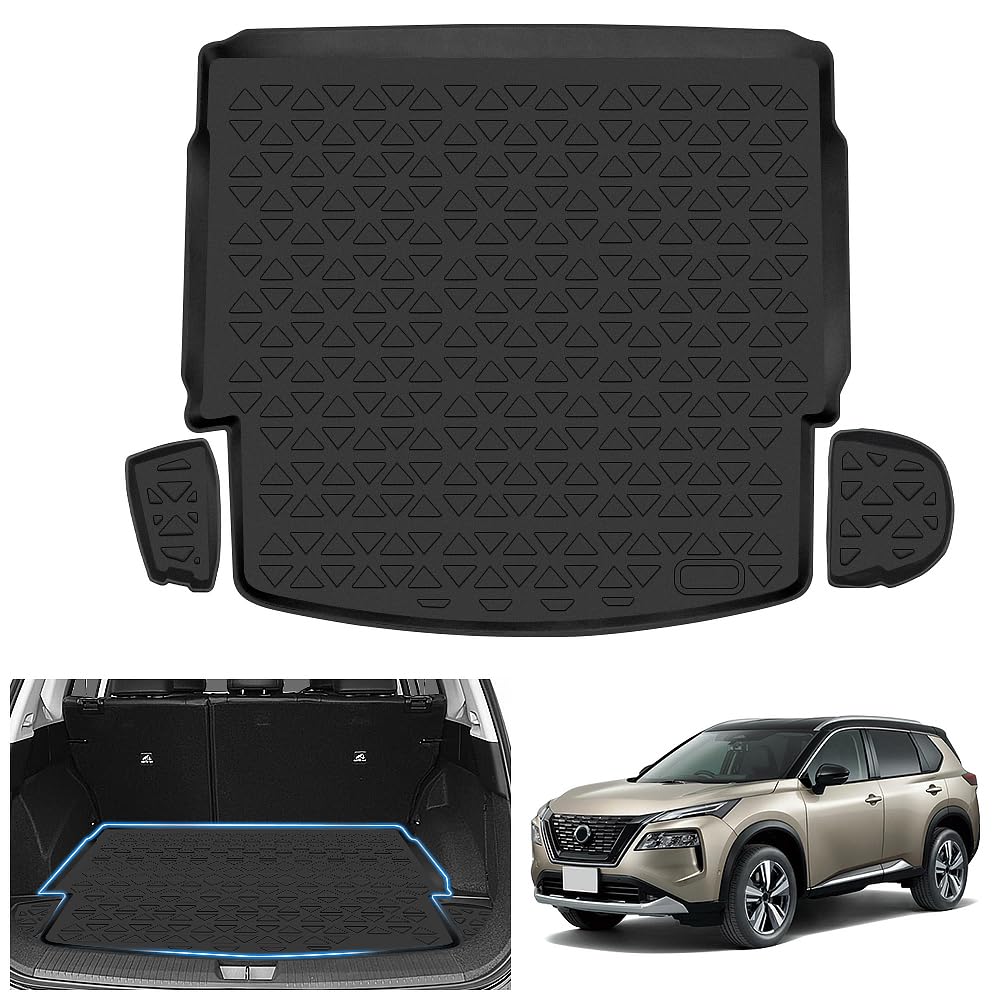 【楽天市場】新型 エクストレイル T33 用 ラゲッジマット X-Trail 4代目 T33 SNT33 5人乗り 車種用設計 3D トランクマット TPE素材 カーゴマット TPE素材 防水 ...