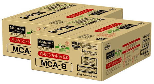 【楽天市場】ペットライン メディコートアドバンス アレルゲンカット 魚＆お米 1歳から 低脂肪 5.4kg×★2個★ MCA-9：アンディーマーブル