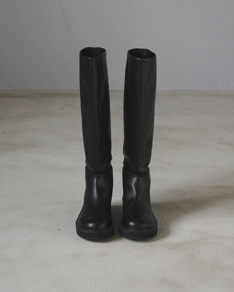 【楽天市場】＊即出荷可能 土日も対応可能 anuke アンヌーク 2025 Fall/Winter Ecoleather Long Boots ...