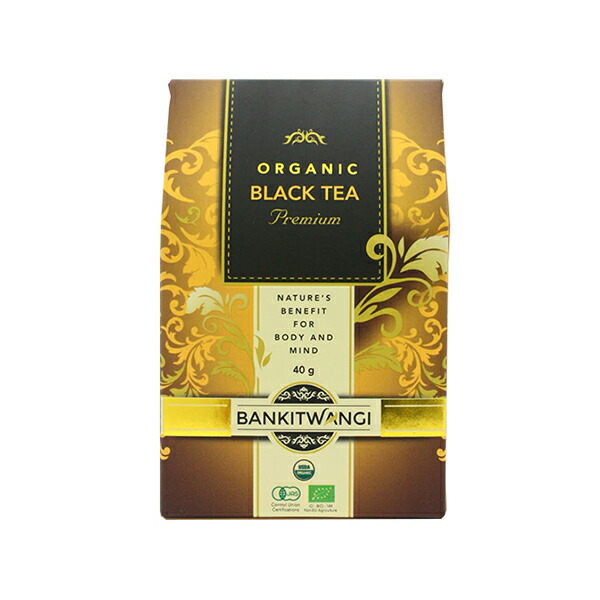 【楽天市場】BANKITWANGI バンキットワンギ プレミアム ブラックティー BOX 5gx8袋 オーガニックティー 紅茶：珈茶問屋 ...