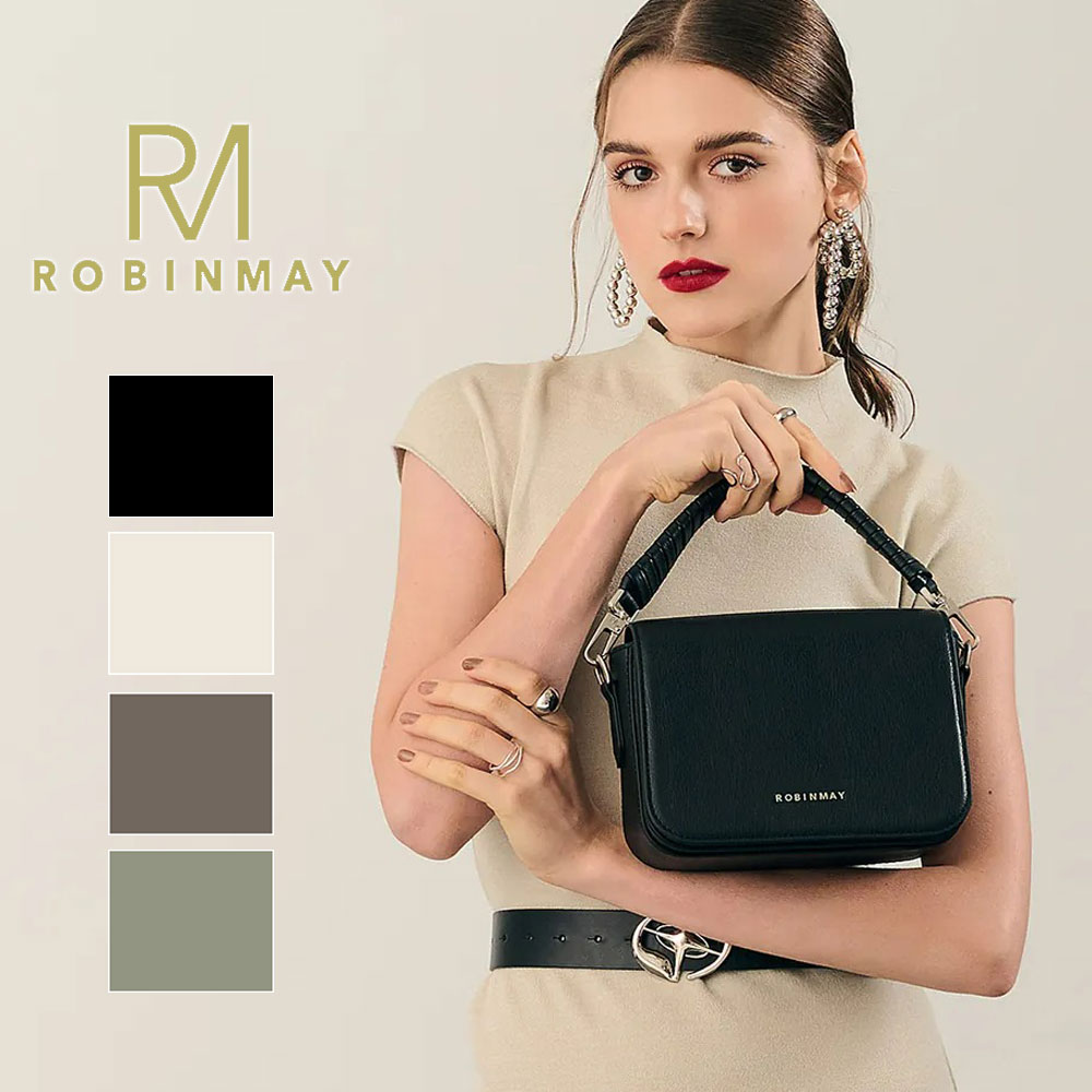 【楽天市場】保証付 返品OK 正規品 2025 ROBINMAY ロビンメイ WC098 Evernight Meteor Crossbody Bag レディース RMロゴ スクエア ...