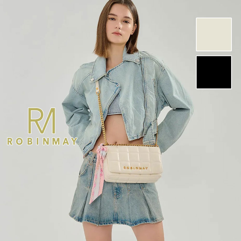 【楽天市場】保証付 返品OK 正規品 2025新作 ROBINMAY ロビンメイ C355 庫洛魔方斜背包 レディース RMロゴ シルクスカーフタイ 2wayショルダーバッグ ハンドバッグ ...