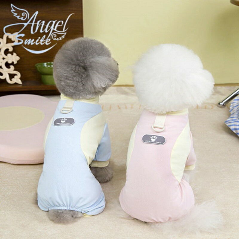 【楽天市場】犬服 春夏 ロンパース つなぎ 犬の服 メッシュ 防虫 ひんやり 猫服 犬服 パジャマ ドッグウェア タンクトップ 通気性 犬用 ...