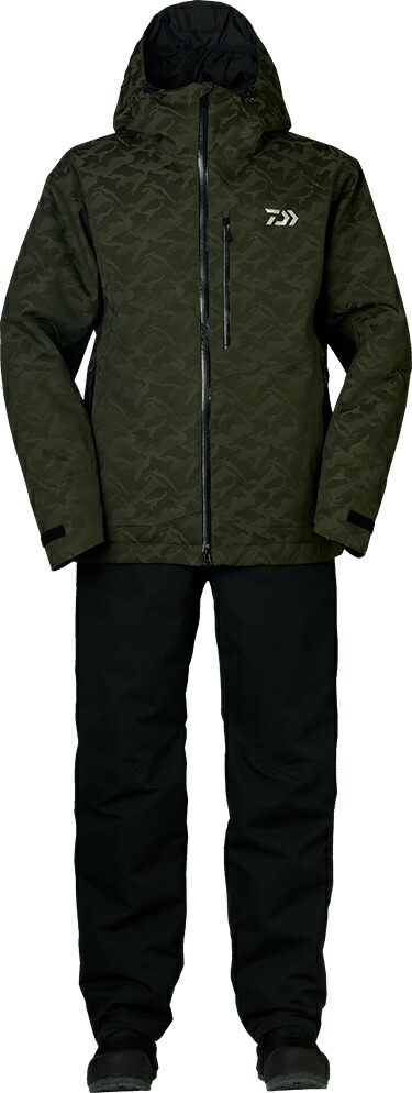 【楽天市場】ダイワ (Daiwa) DW-3222 カーキカモ Lサイズ （レインマックス HDウィンタースーツ）：アングラーズWEB店