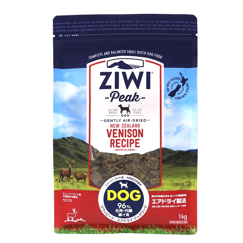 【楽天市場】【賞味期限：2025/10/18】 ジウィピーク エアドライ・ドッグフード ベニソン 454g ZIWI(ジウィ) ZIWI-Peak- 正規品 ペットフード ドライフード ...