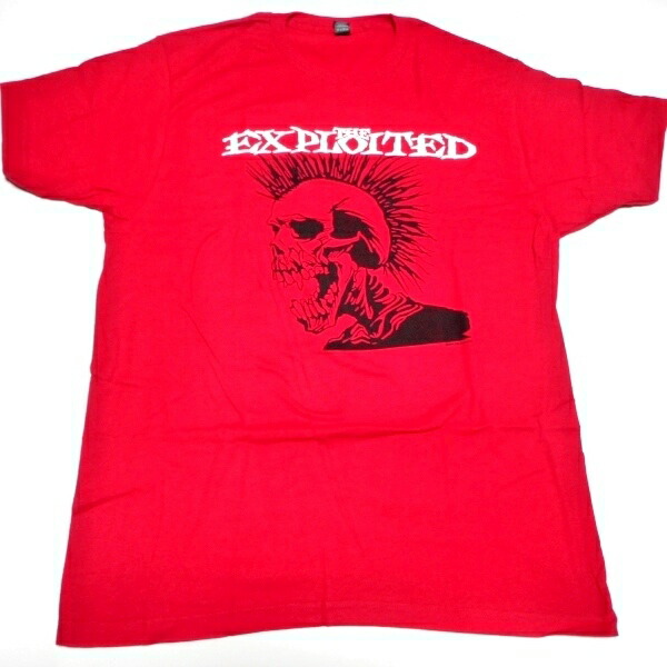 【楽天市場】THE EXPLOITED エクスプロイテッドSKULL LOGO RED オフィシャル バンドTシャツ：ANIMAL-ROCK