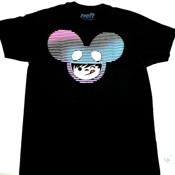 【楽天市場】DEADMAU5 デッドマウスNEFFブランドNeffmau5 Nightlight RadderオフィシャルアーティストTシャツ ...