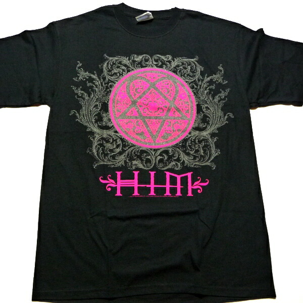 【楽天市場】HIM ヒムPINK LOGO オフィシャル バンドTシャツ：ANIMAL-ROCK