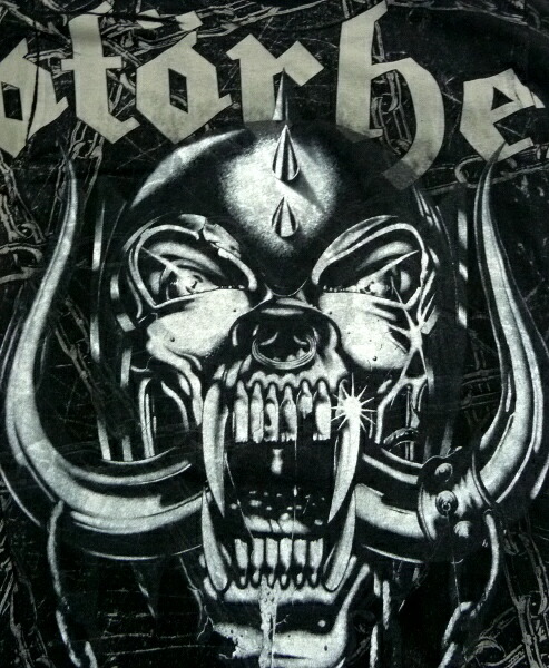 【楽天市場】MOTORHEAD モーターヘッドDog Skull and Chains Allover オフィシャル バンドTシャツ ...