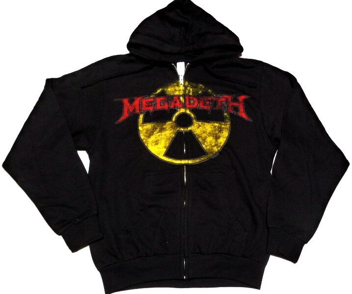 【楽天市場】MEGADETH メガデスMEGADETH ZIP HOODIE オフィシャル バンド ZIP-UP パーカー：ANIMAL-ROCK