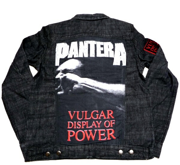 【楽天市場】／PANTERA パンテラCUT N SEW DENIM JACKET オフィシャル デニムジャケット【送料無料】【あす楽対応 ...