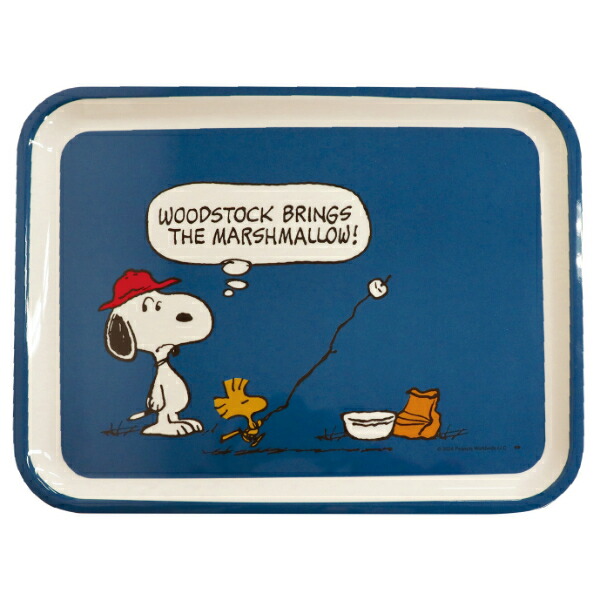 【楽天市場】スヌーピー ウッドストック メラミントレー（L） SNOOPY ブルー：ANITTO FRIENDS