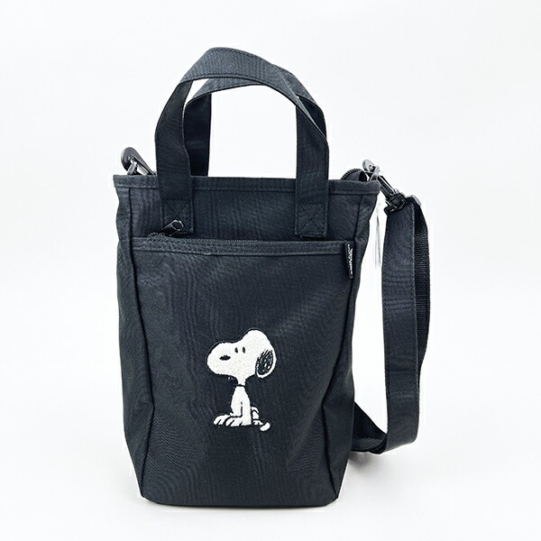 【楽天市場】スヌーピー ミニ ボトルインショルダー 座り ショルダーバッグ かばん ブラック SNOOPY：ANITTO FRIENDS