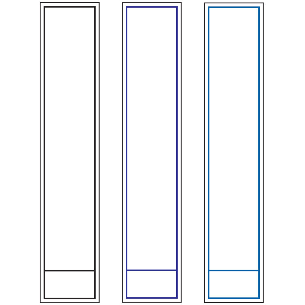 【楽天市場】板のみ無反射看板・275mm×1400mm（黒色線/青色線/淡青線）：安全・防災・衛生用品店