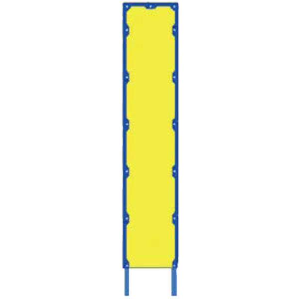 【楽天市場】看板プロテクター・275mm×1400mm用（ブルー/白プリズム高輝度反射テープ付） 工事看板ガード 看板養生材 看板プロテクター 看板接触緩衝材：安全・防災・衛生用品店