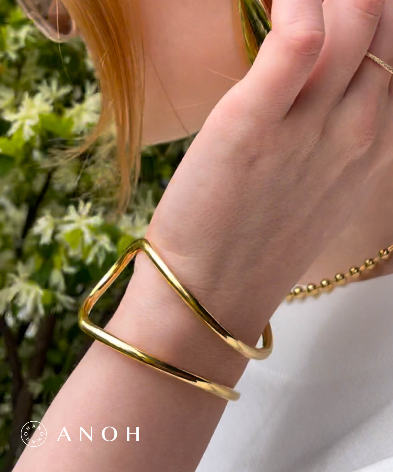 【楽天市場】ニュアンスバングル/レディース アクセサリー ブレスレット バングル シルバー ゴールド おしゃれ 大人 かわいい シンプル ...