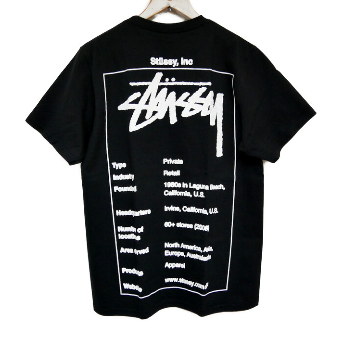 【楽天市場】STUSSY ステューシー 国内正規 23SS WIKI TEE ウィキ ストックロゴ プリントTシャツ 1904908 ...