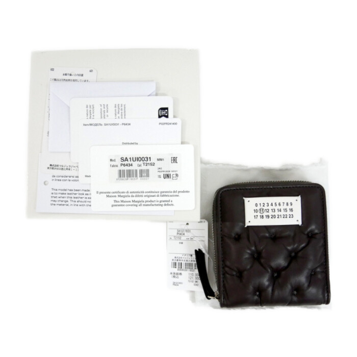 【楽天市場】Maison Margiela メゾンマルジェラ 国内正規 Glam Slam Wallet グラムスラム シープレザーウォレット ...