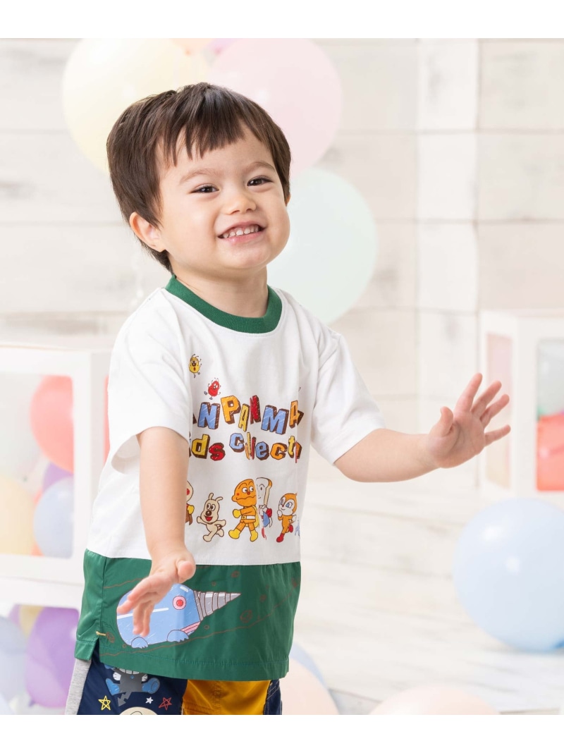 【楽天市場】ANPANMAN KIDS COLLECTION/(K)切替みんなで行進Tシャツ ANPANMAN KIDS COLLECTION ...