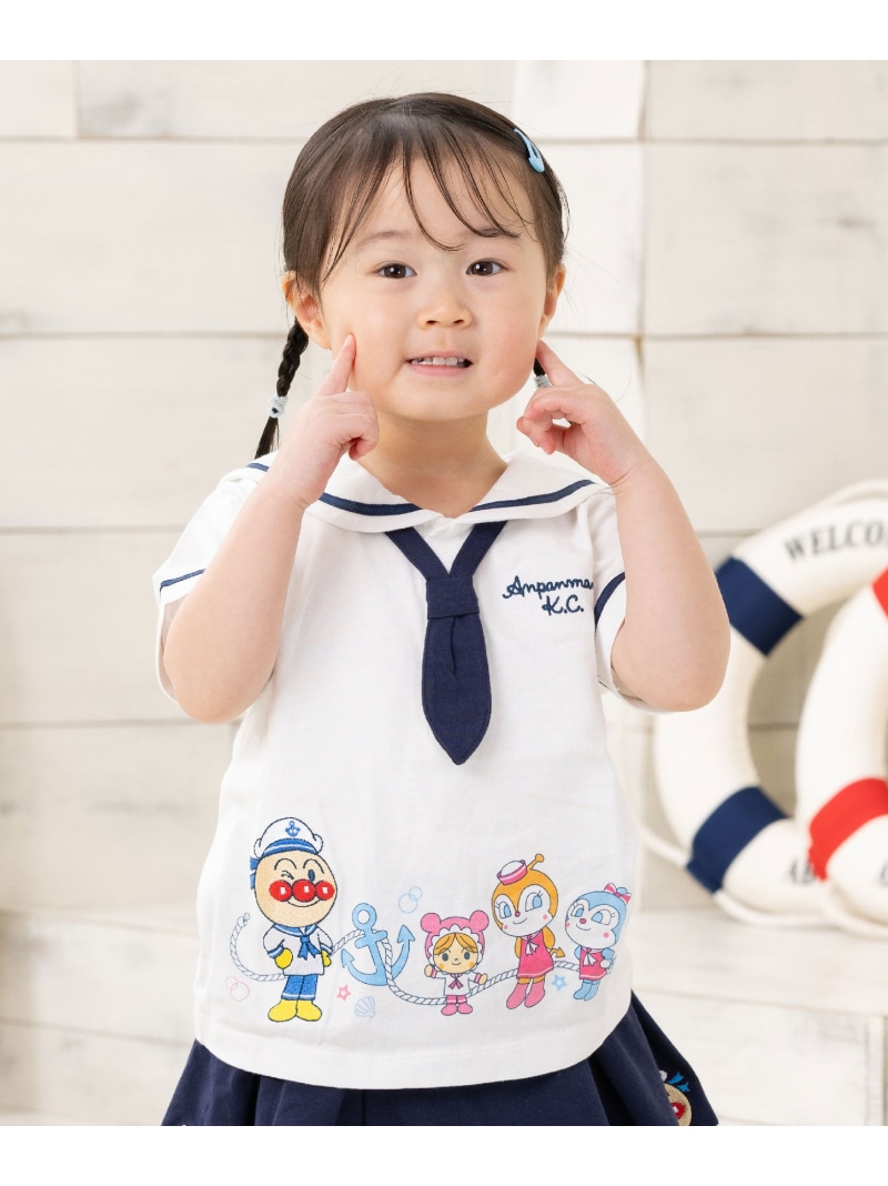 【楽天市場】ANPANMAN KIDS COLLECTION/(K)アンパンマンドキンちゃんマリンセーラーTシャツ ANPANMAN KIDS ...