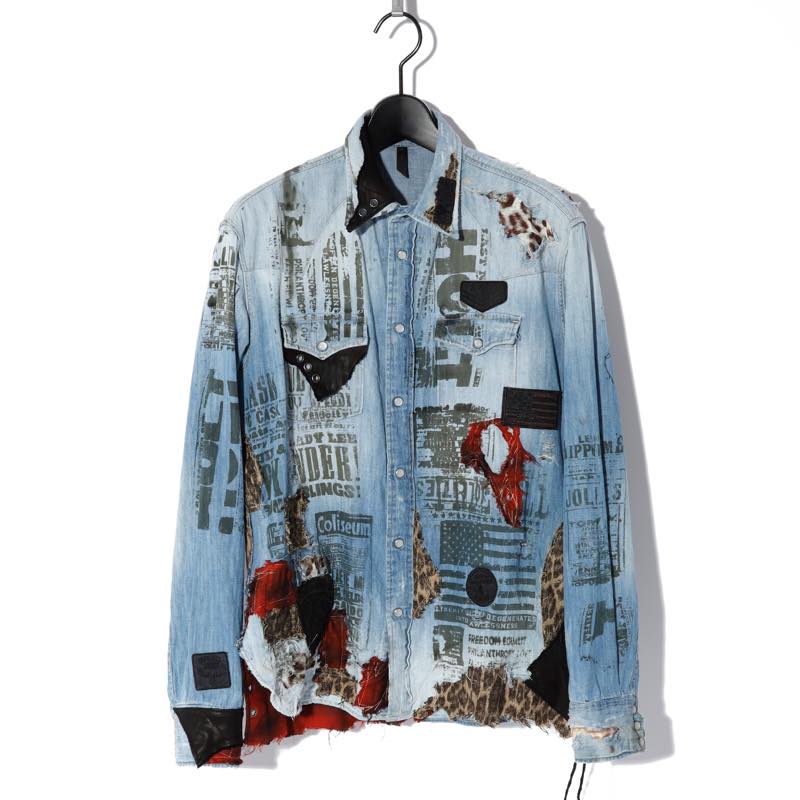 【楽天市場】Shohei Takamiya / ST-130 / VICE SKIN / ハンドメイド / リメイク / HANDMADE ...