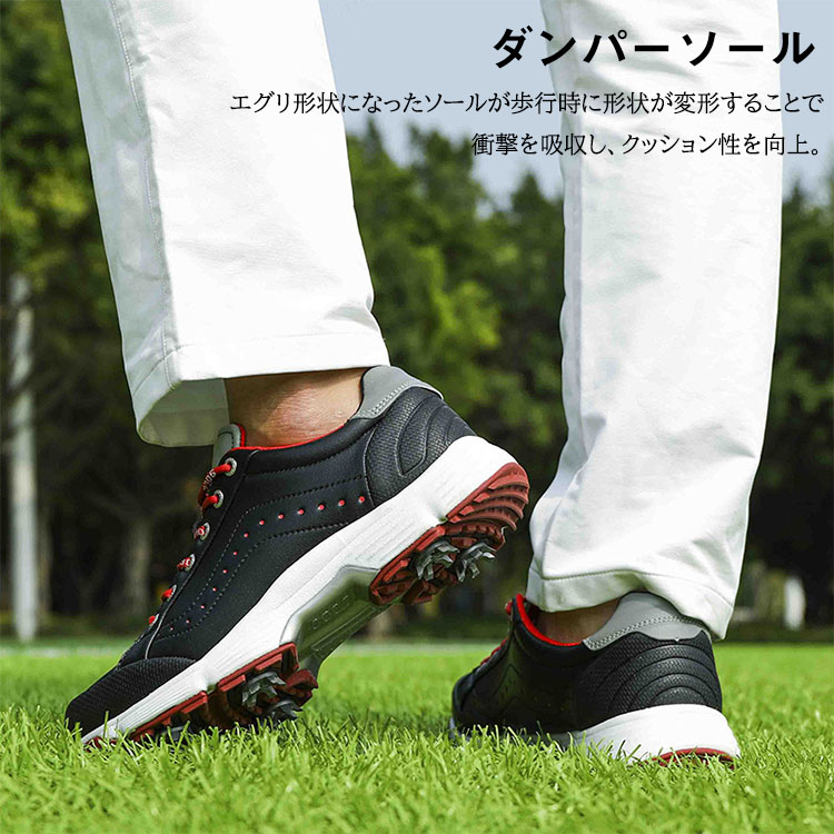 【楽天市場】PGM プロ ゴルフシューズ メンズ スパイクタイプ スニーカー スパイクシューズ スパイク ボア 黒 白 ネイビー イエローオークル 大きいサイズ 28.5cm 3E 幅広 ...