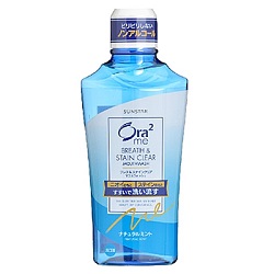 【楽天市場】【サンスター】オーラツーミー ブレス＆ステインクリア マウスウォッシュ ナチュラルミント 460mL※お取り寄せ商品 【RCP ...