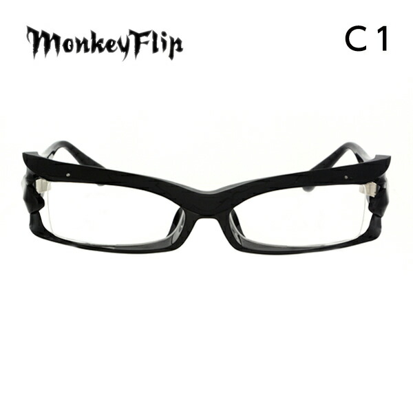 【楽天市場】Monkey Flip モンキーフリップ メンズ スクエア メガネ フレーム 度付き 度なし 凱狠 ガイガン C1 ブラック×デミブラック×ブラック 伊達メガネ 国内正規品 ...