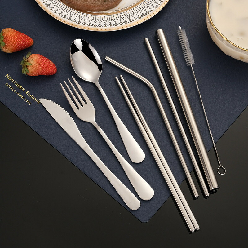 【楽天市場】【送料無料】お箸 スプーン フォーク ナイフ コンビセット カトラリー カトラリーセット 収納 食器 ケース付き キャンプ 高級感 ...