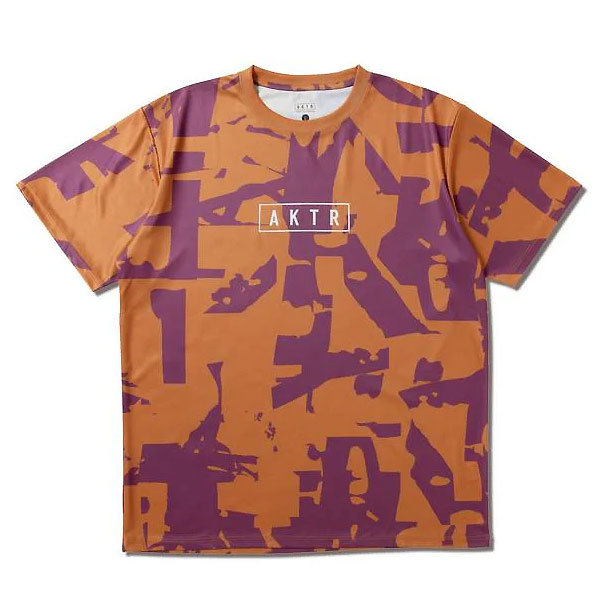 【楽天市場】＜全品10%OFFクーポン発行中＞ ＜ネコポス発送 送料無料＞ AKTR（アクター） 125024005 OR バスケットボール Tシャツ CUT-UP CAMO AKTR ...