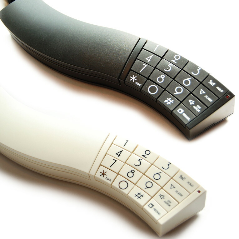 【楽天市場】【割引クーポン配布中】WAVE PHONE 電話機 ブラック ウェーブフォン モマ MOMA 固定電話器 電話機 デザイン電話機 ...