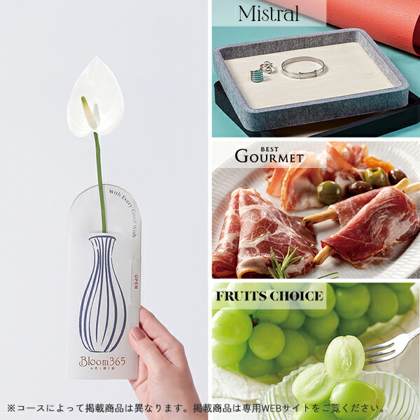 【楽天市場】【ポイント6倍】Bloom365 / アーティフィシャルフラワー アンスリウム(ホワイト)＋カタログギフト e-order ...