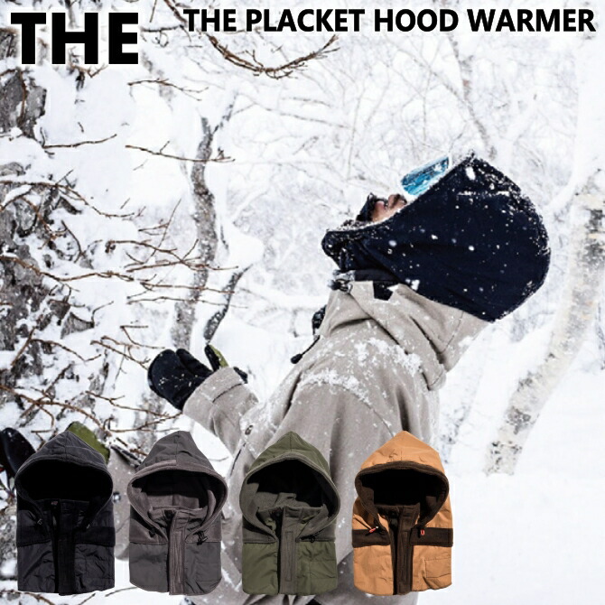 【楽天市場】【9月限定!20%OFF!!】THE PLACKET HOOD WARMER 【 THE 】 フードウォーマー バラクラバ ...