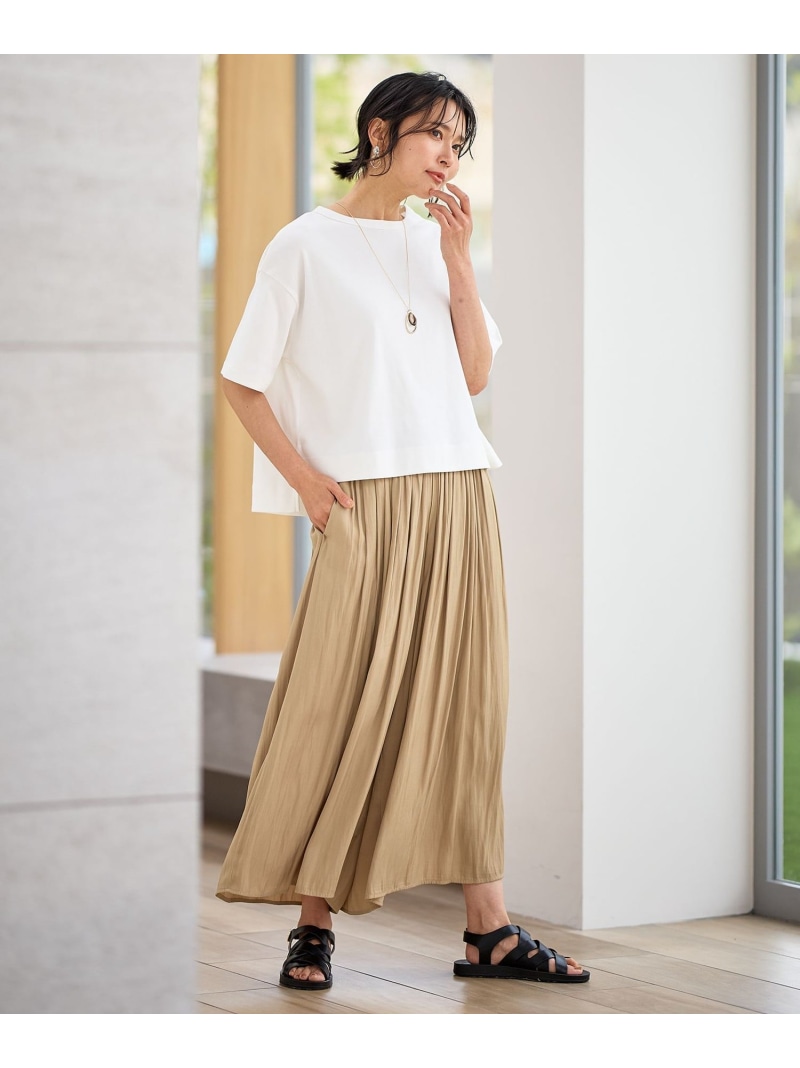 【楽天市場】【SALE／30%OFF】【洗濯機可能/ウエストゴム】リラックススカーチョ any FAM エニィファム パンツ その他のパンツ ブルー イエロー パープル グレー ベージュ ...