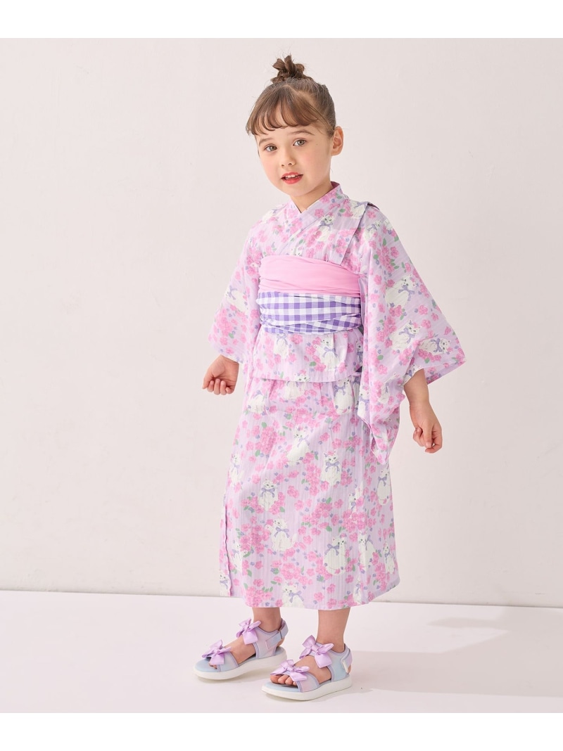 【楽天市場】【SALE／30%OFF】3WAY ロング丈 浴衣 セット any FAM KIDS エニィファム 着物・浴衣・和装小物 着物 パープル【RBA_E】【送料無料】[Rakuten ...