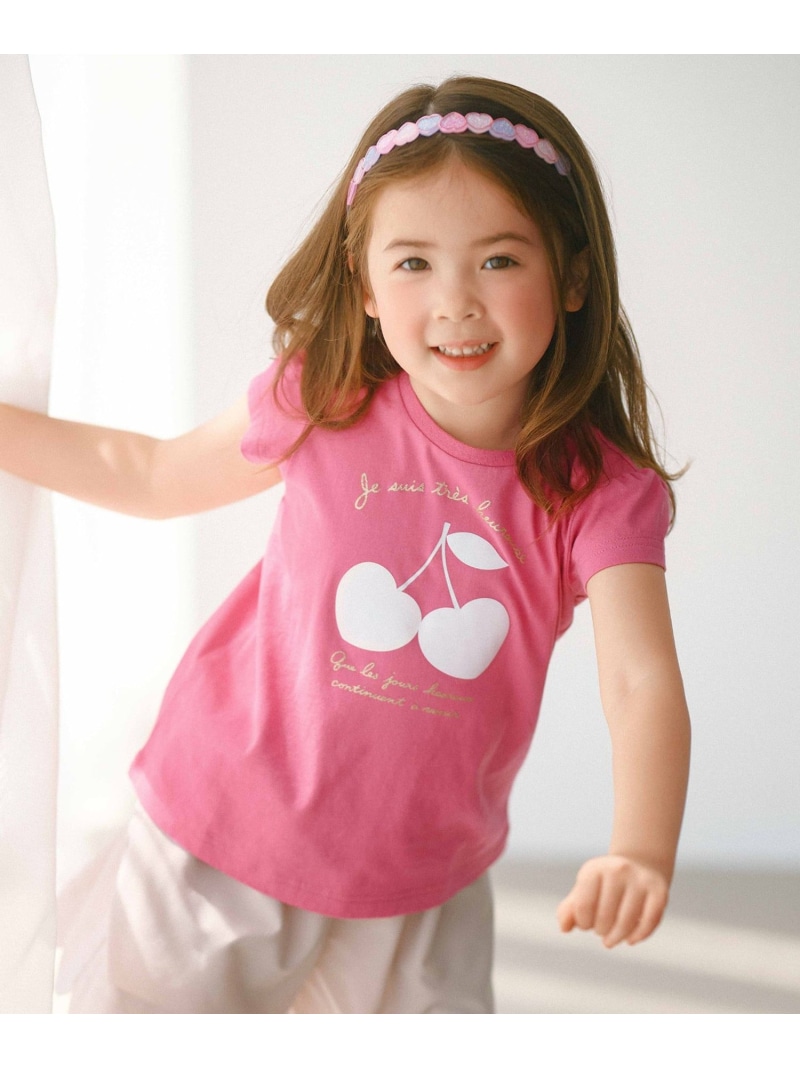 【楽天市場】【SALE／50%OFF】【水で色が変わる】接触冷感 しろくま ミラクルプリント Tシャツ any FAM KIDS エニィファム トップス カットソー・Tシャツ パープル ピンク ...