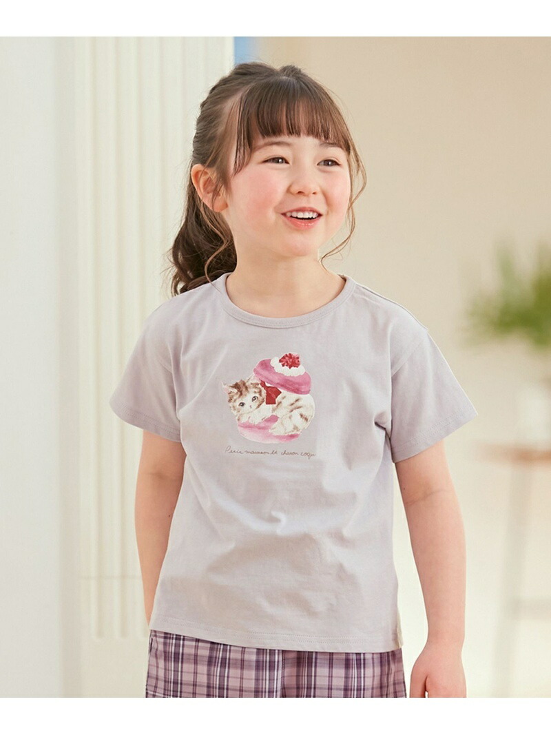 【楽天市場】【SALE／33%OFF】水彩風 アニマルプリント Tシャツ any FAM KIDS エニィファム トップス カットソー・Tシャツ ピンク ブルー オレンジ グリーン【RBA_E ...