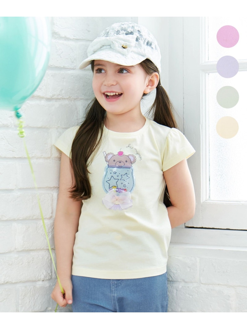 【楽天市場】【SALE／50%OFF】シャラシャラ ビーズ入り Tシャツ any FAM KIDS エニィファム トップス カットソー・Tシャツ【RBA_E】[Rakuten Fashion ...