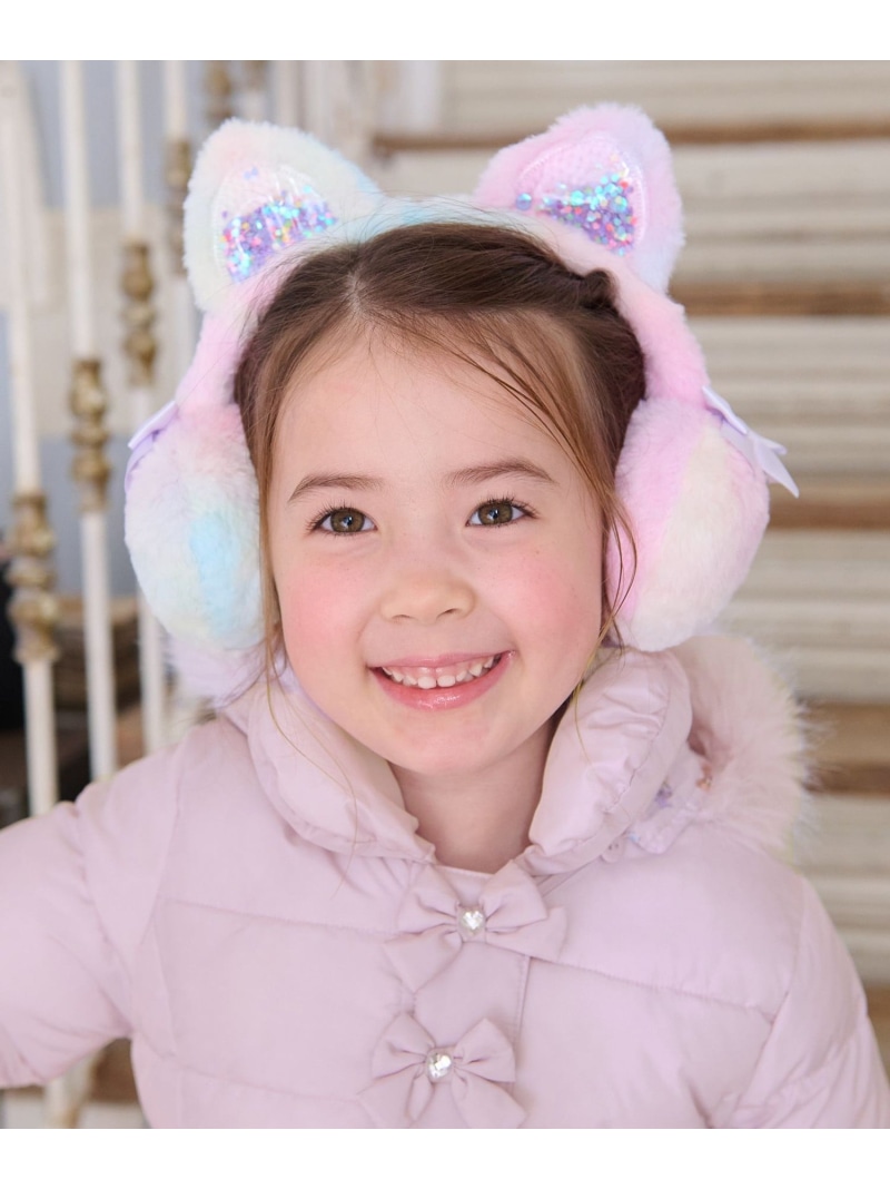 【楽天市場】【SALE／30%OFF】ふわふわネコミミイヤーマフ any FAM KIDS エニィファム ファッション雑貨 イヤーマフ ブラック【RBA_E】[Rakuten Fashion ...