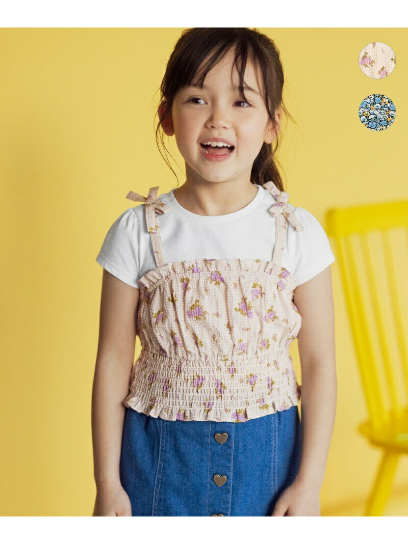 【楽天市場】【SALE／30%OFF】キャミソール ドッキング Tシャツ any FAM KIDS エニィファム トップス カットソー・Tシャツ ホワイト【RBA_E】[Rakuten ...