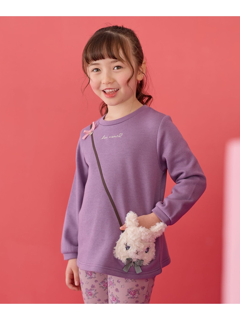 【楽天市場】【SALE／20%OFF】裏シャギー ポシェット トレーナー any FAM KIDS エニィファム トップス スウェット・トレーナー パープル ピンク ネイビー【RBA_E ...