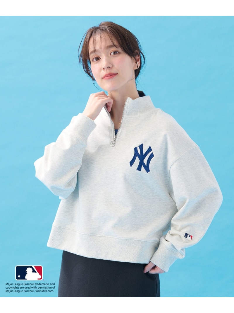 【楽天市場】【洗濯機可/UVケア】MLB/メジャーリーグベースボール ジップスウェット any FAM L エニィファム トップス カットソー・Tシャツ ホワイト ブルー【送料無料 ...