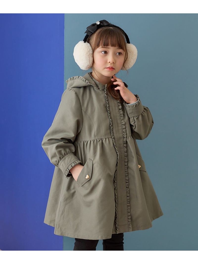 【楽天市場】【SALE／40%OFF】ガーリー モッズ コート any FAM KIDS エニィファム ジャケット・アウター ミリタリージャケット ベージュ カーキグリーン【RBA_E】【送料 ...