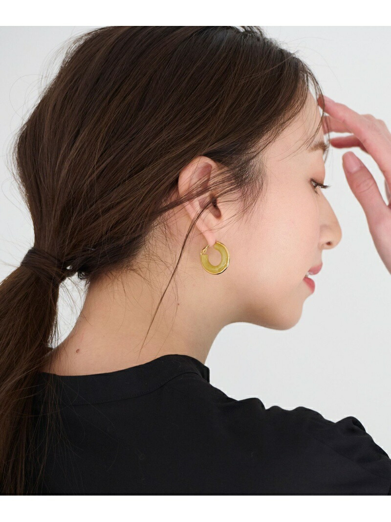 【楽天市場】【SALE／20%OFF】【WEB限定】マーブルリングピアス(両耳用) ANY エニィ アクセサリー・腕時計 ピアス ブラウン ...