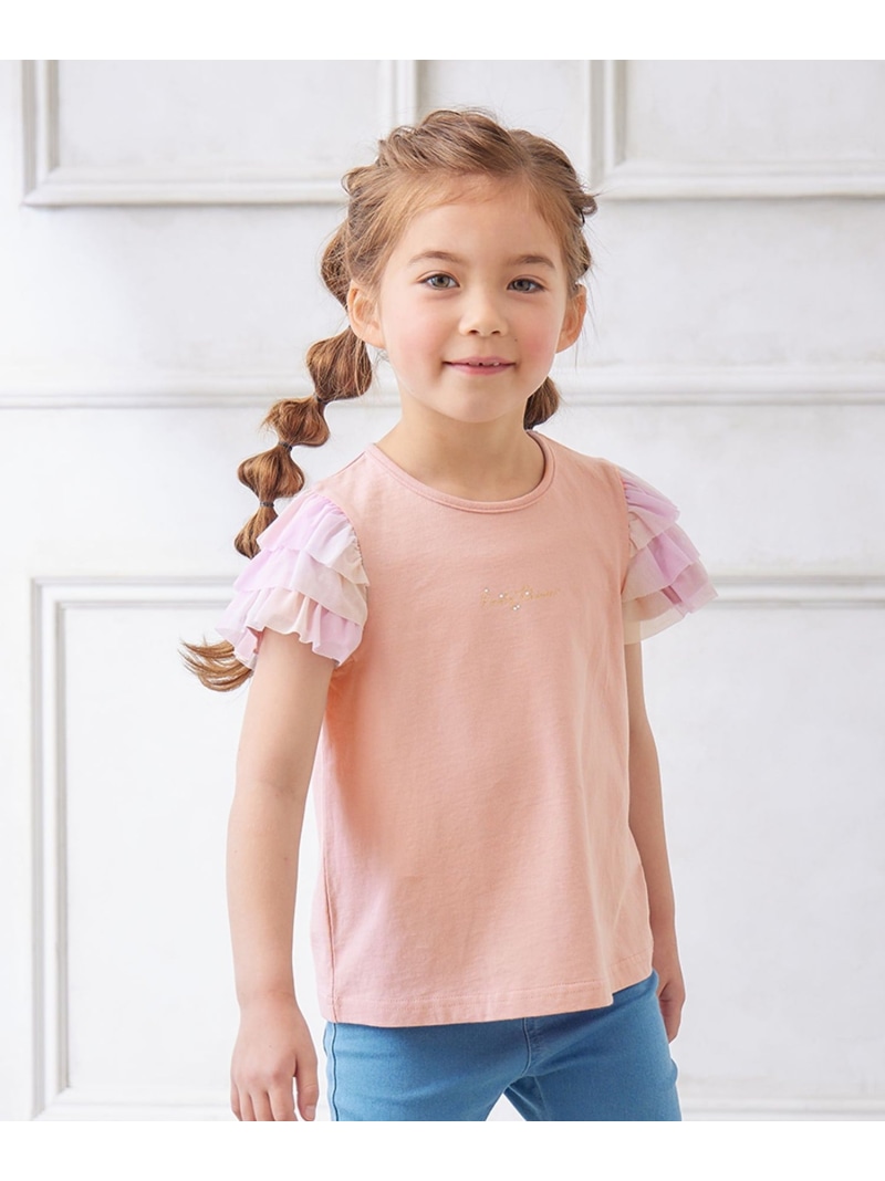 【楽天市場】【SALE／20%OFF】接触冷感 レインボーチュール Tシャツ any FAM KIDS エニィファム トップス カットソー・Tシャツ ホワイト パープル ピンク【RBA_E ...