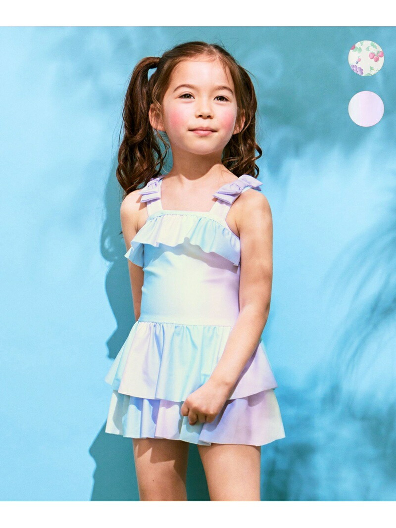 【楽天市場】【SALE／20%OFF】総柄 フリル ワンピース 水着 any FAM KIDS エニィファム 水着・スイムグッズ 水着【RBA_E】[Rakuten Fashion]：any FAM