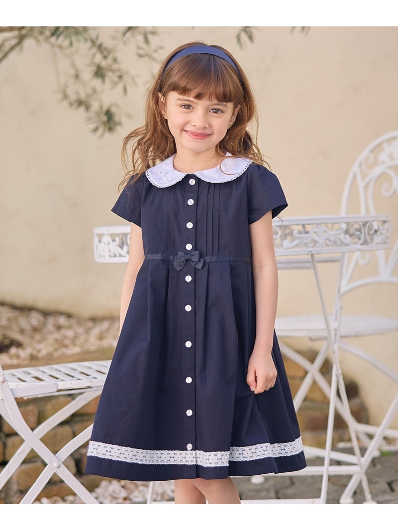 【楽天市場】【SALE／20%OFF】襟付き 半袖 ワンピース any FAM KIDS エニィファム ワンピース・ドレス ワンピース ネイビー【RBA_E】【送料無料】[Rakuten ...