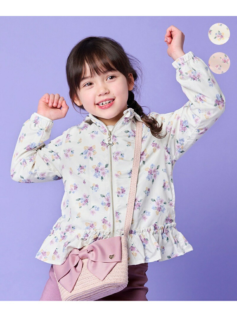 【楽天市場】【SALE／50%OFF】フード取り外し 総柄 ブルゾン any FAM KIDS エニィファム ジャケット・アウター ブルゾン・ジャンパー ホワイト ピンク【RBA_E ...