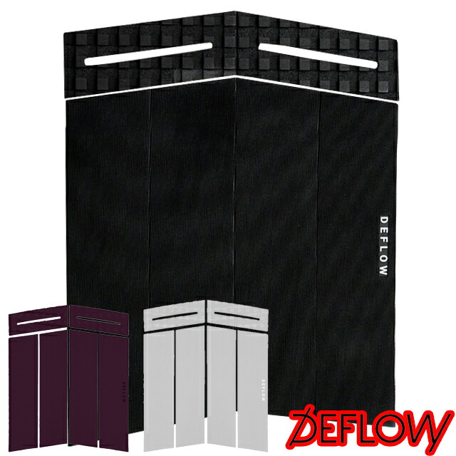 【楽天市場】DEFLOW FRONT PAD 6ピース デッキパッド トラクション サーフィンサーフボード デッキパッチ フロントパッド デフ ...